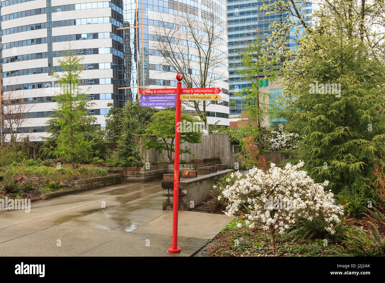 Freeway Park, Seattle, WA, USA Stock Photo - Alamy