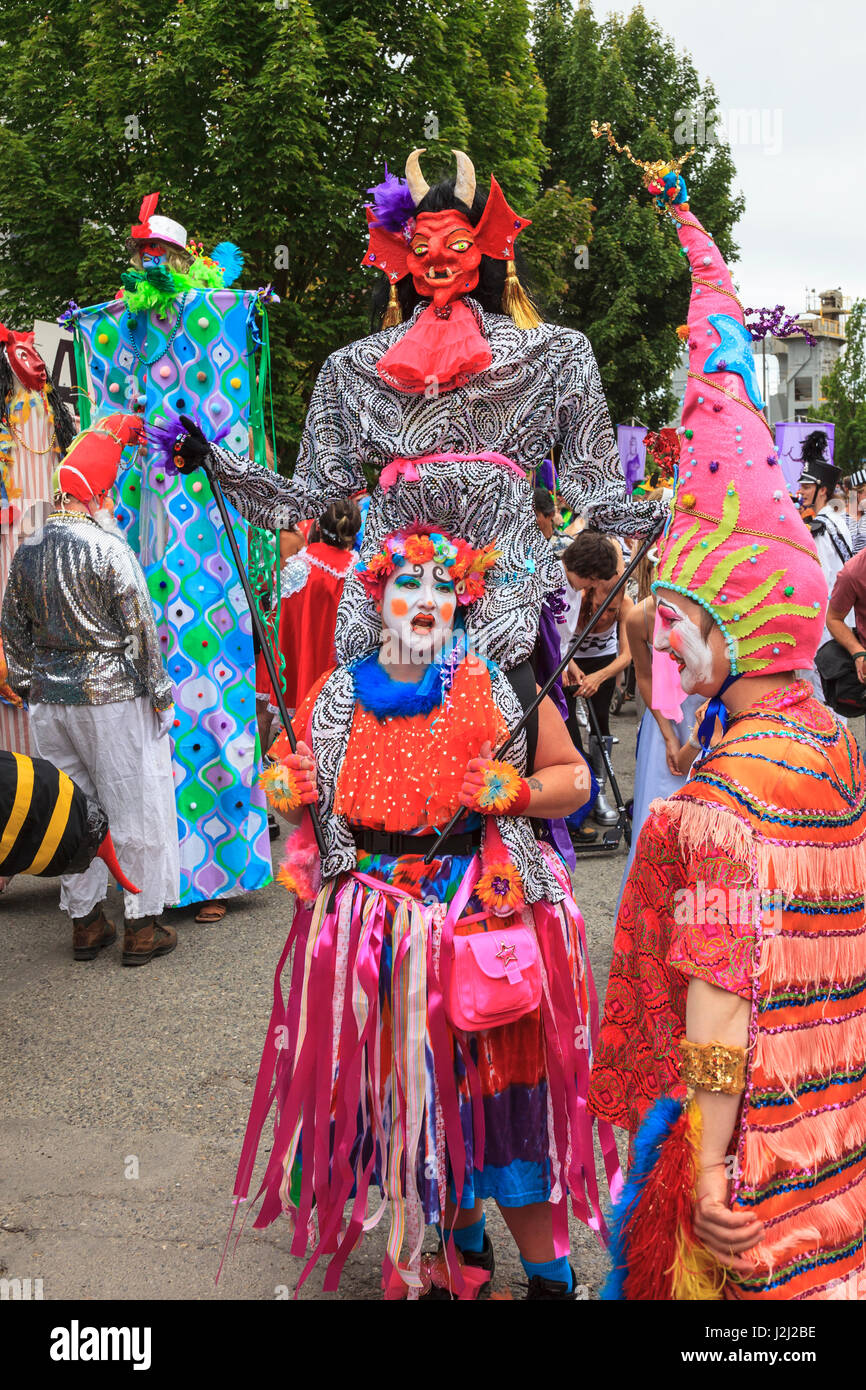 Annual Fremont Solstice Parade, Seattle, WA Stock Photo - Alamy