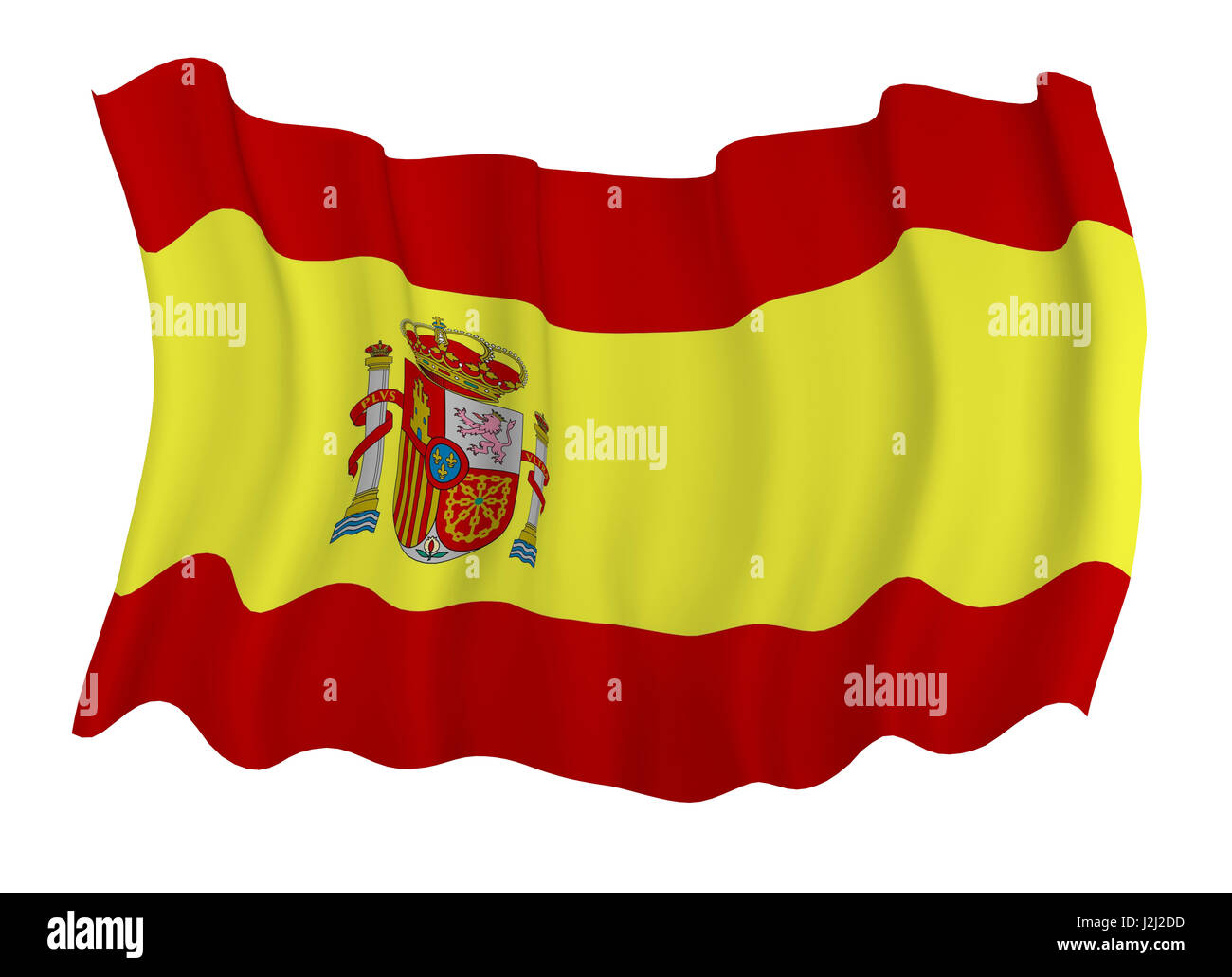Closeup of Flag of spain Stock Photo - Alamy