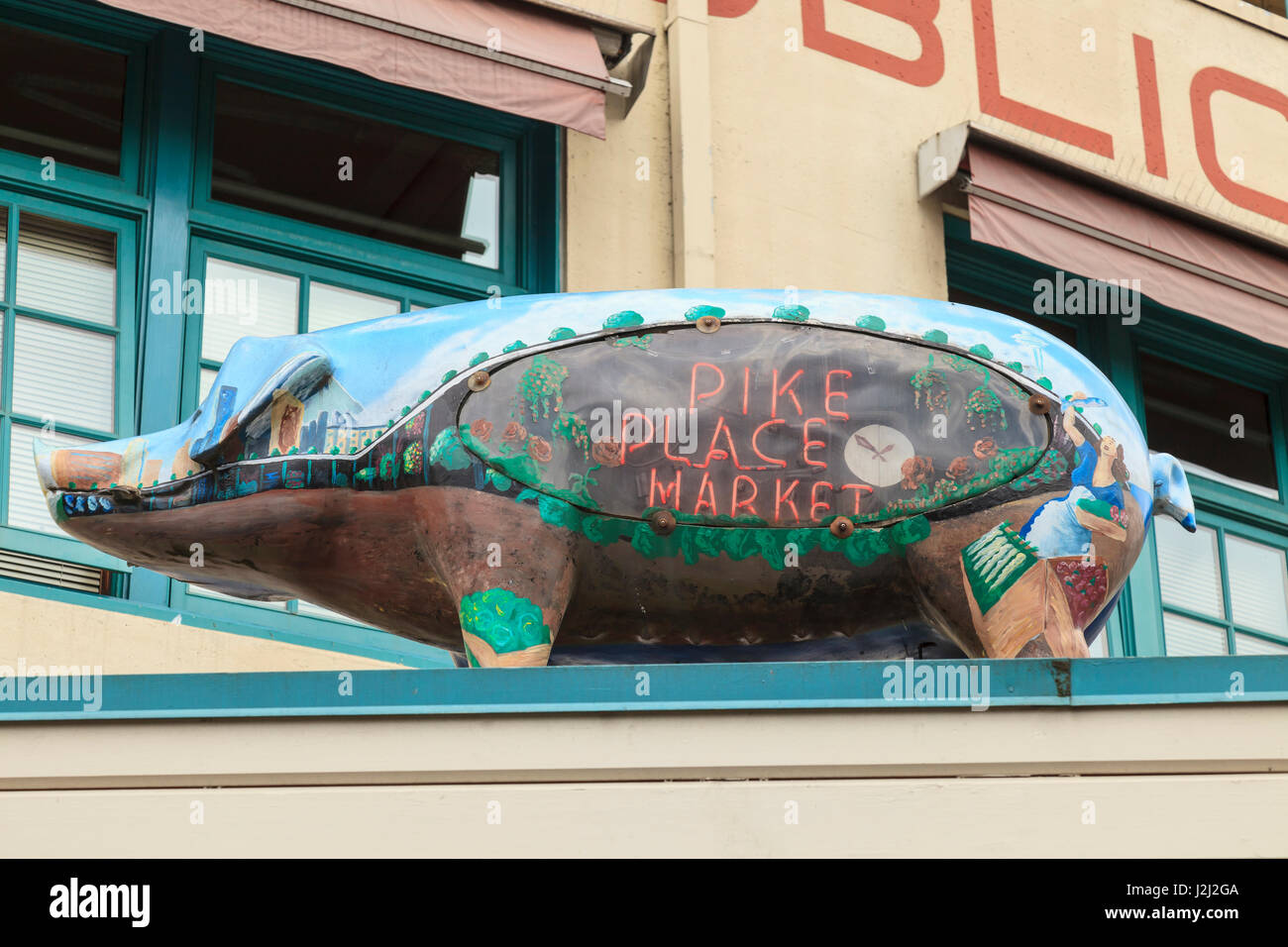Pike Place Farmers Market, Seattle, WA Stock Photo - Alamy