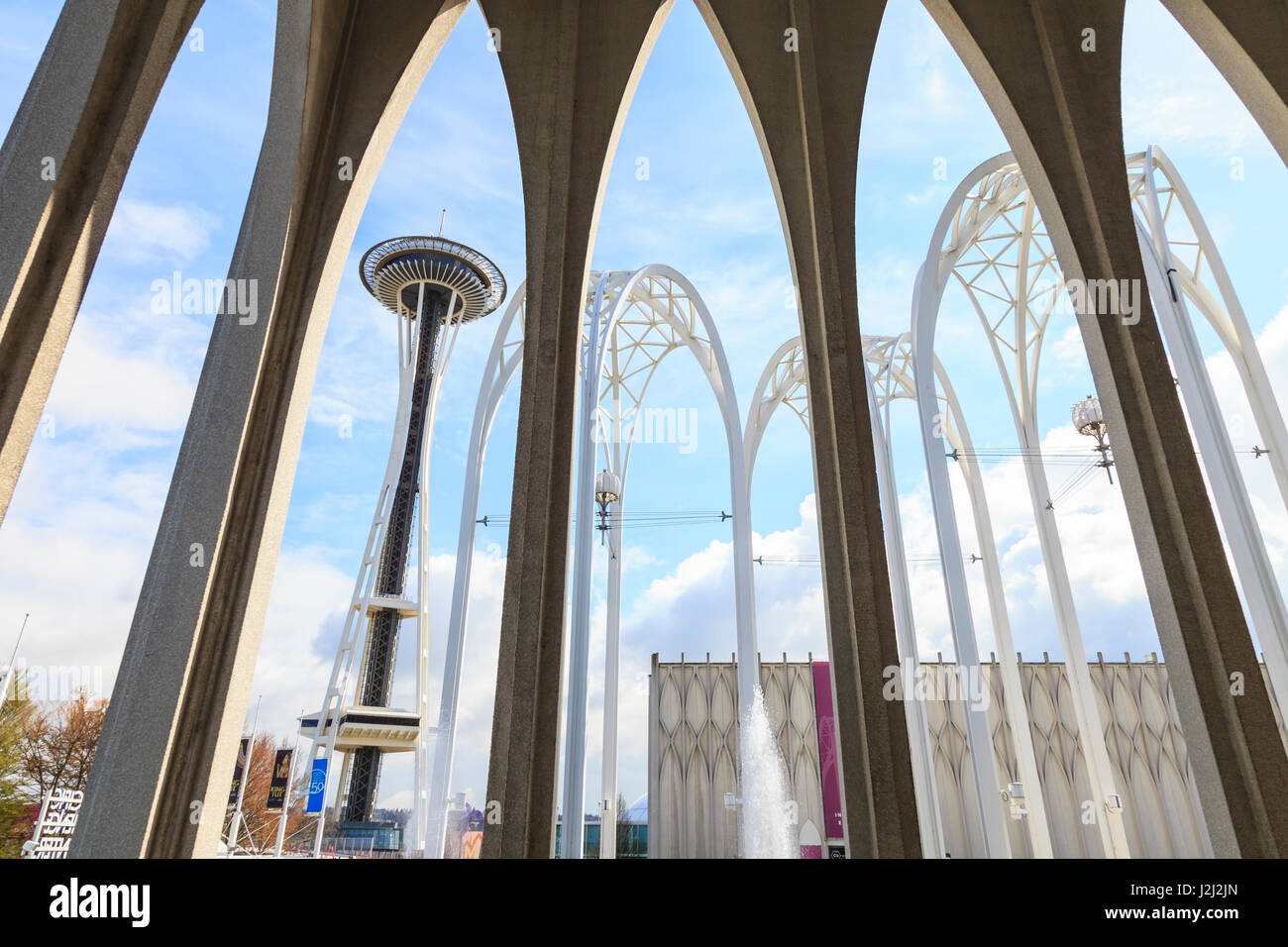 Seattle Center Area, WA, USA Stock Photo - Alamy