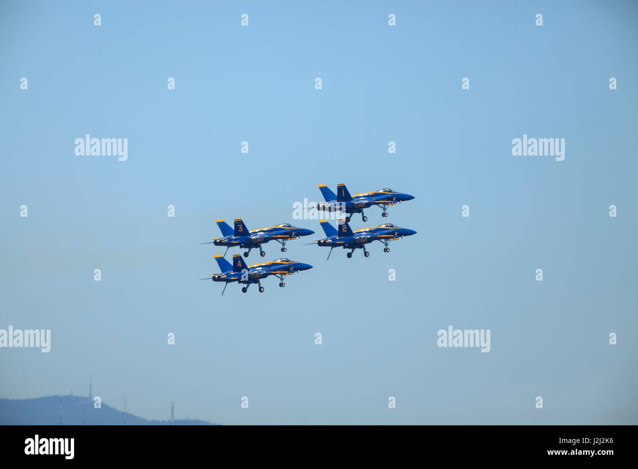 U.S. Naval airshow Blue Angels, Lake Washington, Seafair Celebration ...