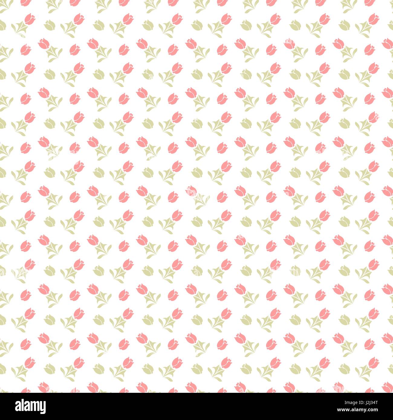 Vector seamless pattern. Repeating floral texture with flowers. Pattern ...