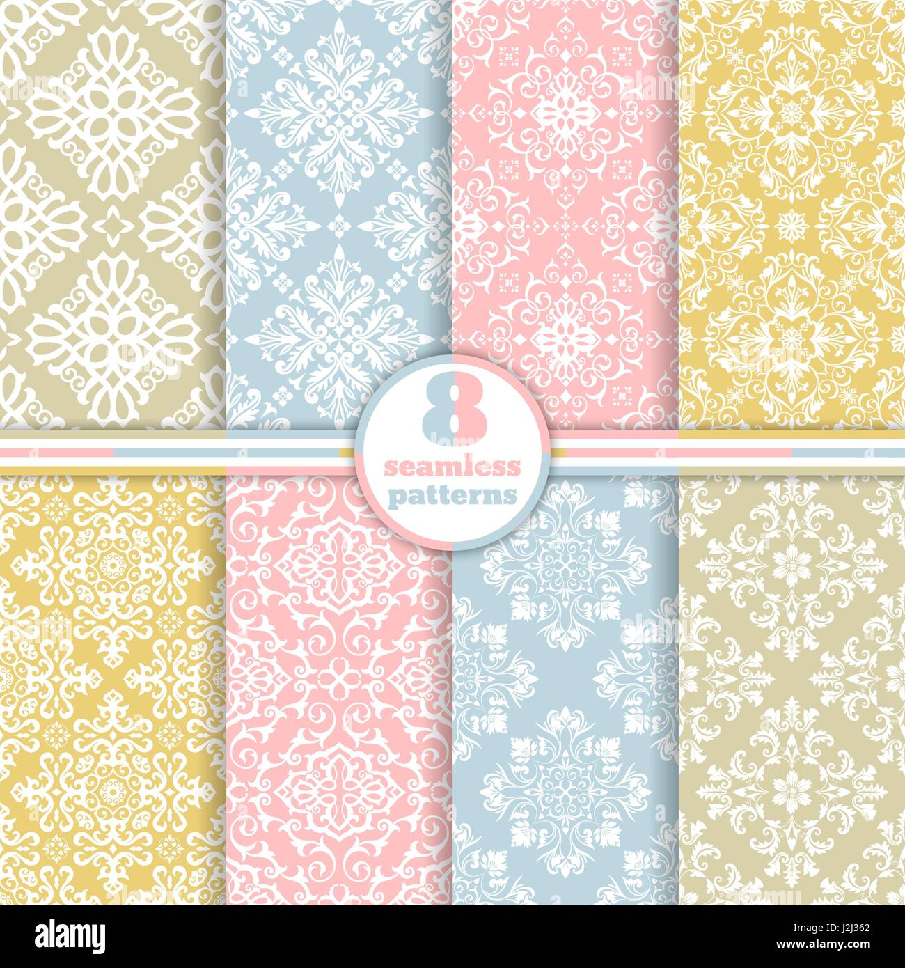 Luxury pattern collection Stock Vector Images - Alamy