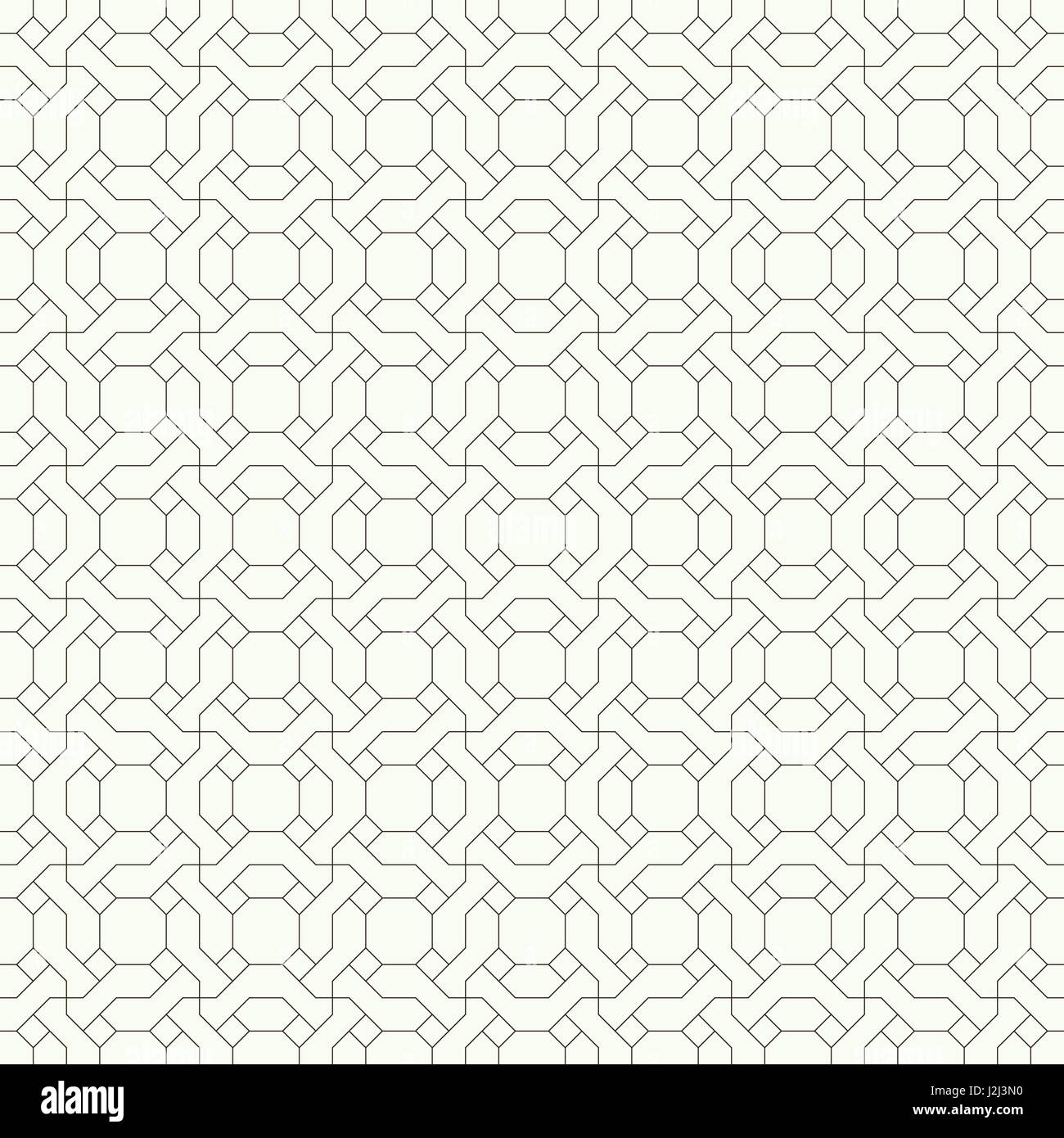 Seamless pattern. Original linear texture. Repeating geometrical shapes, lines, squares ...