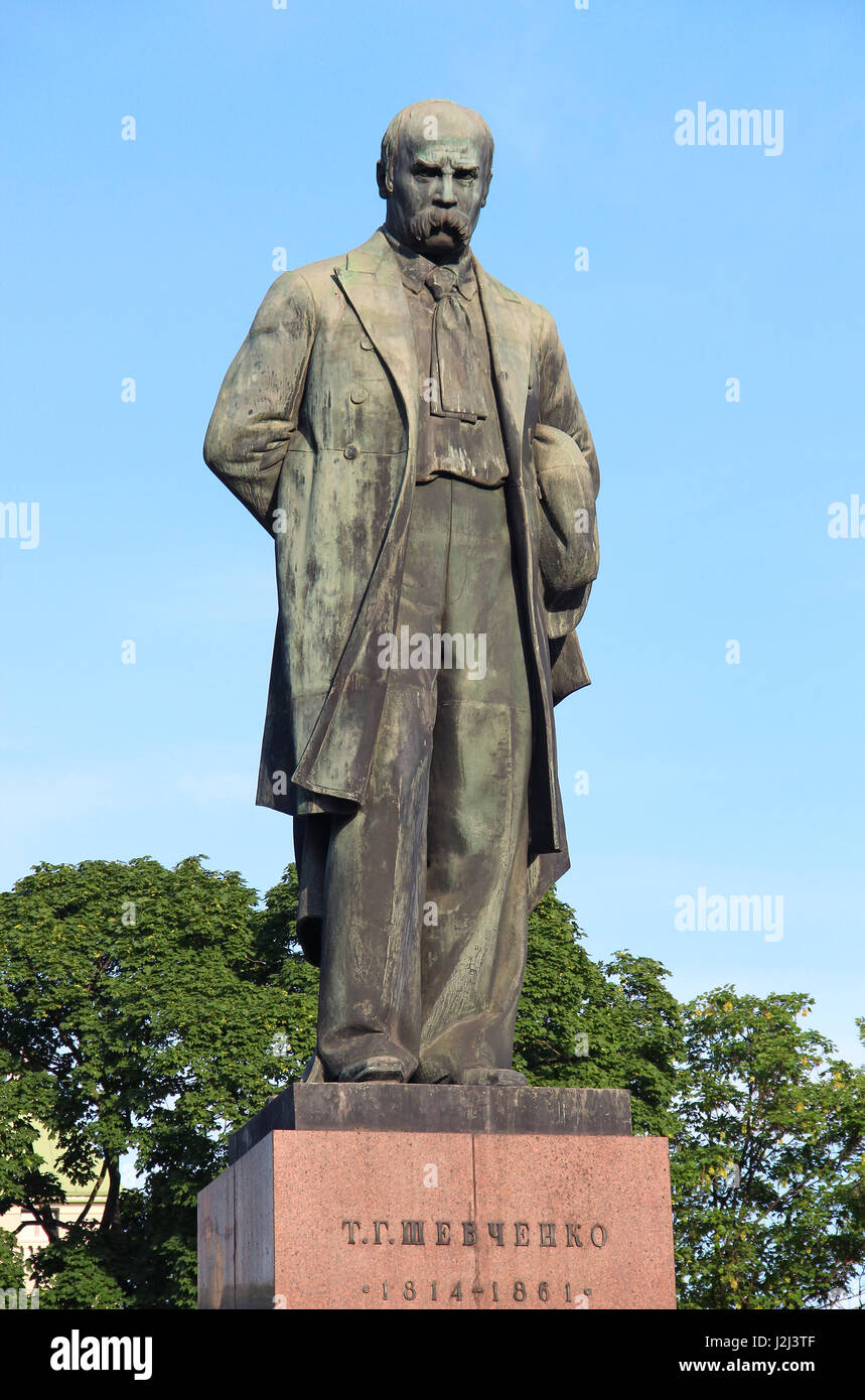 Taras shevchenko statue kyiv hi-res stock photography and images - Alamy