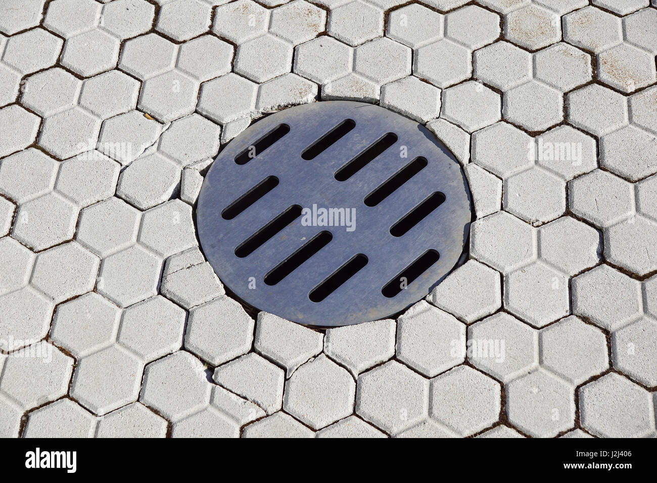 Round manhole cover road hi-res stock photography and images - Alamy
