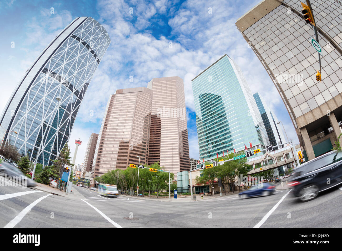 Downtown calgary tower hi-res stock photography and images - Alamy