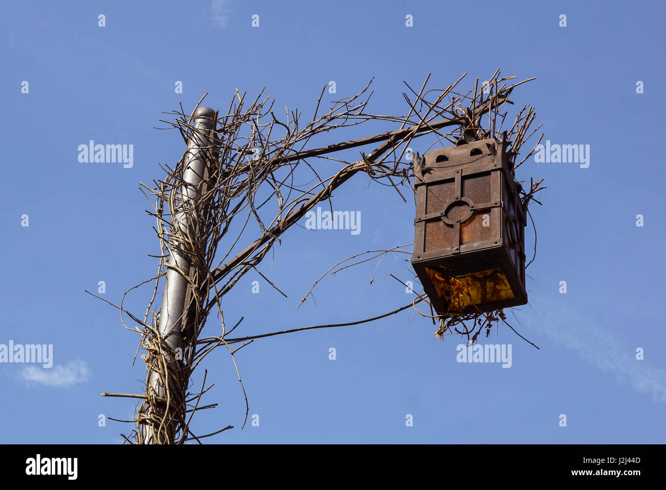 Lamp post snow hi-res stock photography and images - Alamy