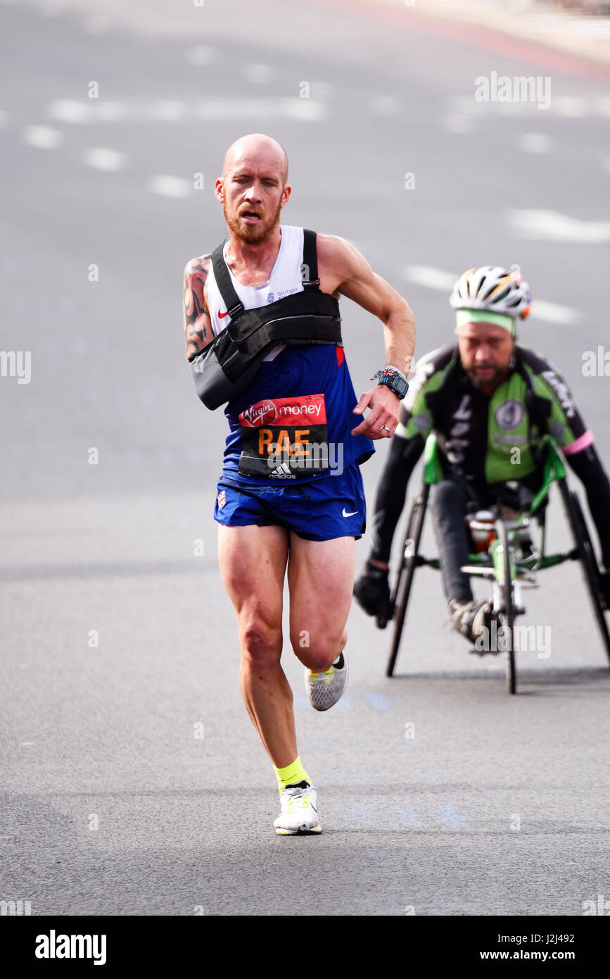 Derek Rae taking part in the T45/T46 limb impairment category of the ...