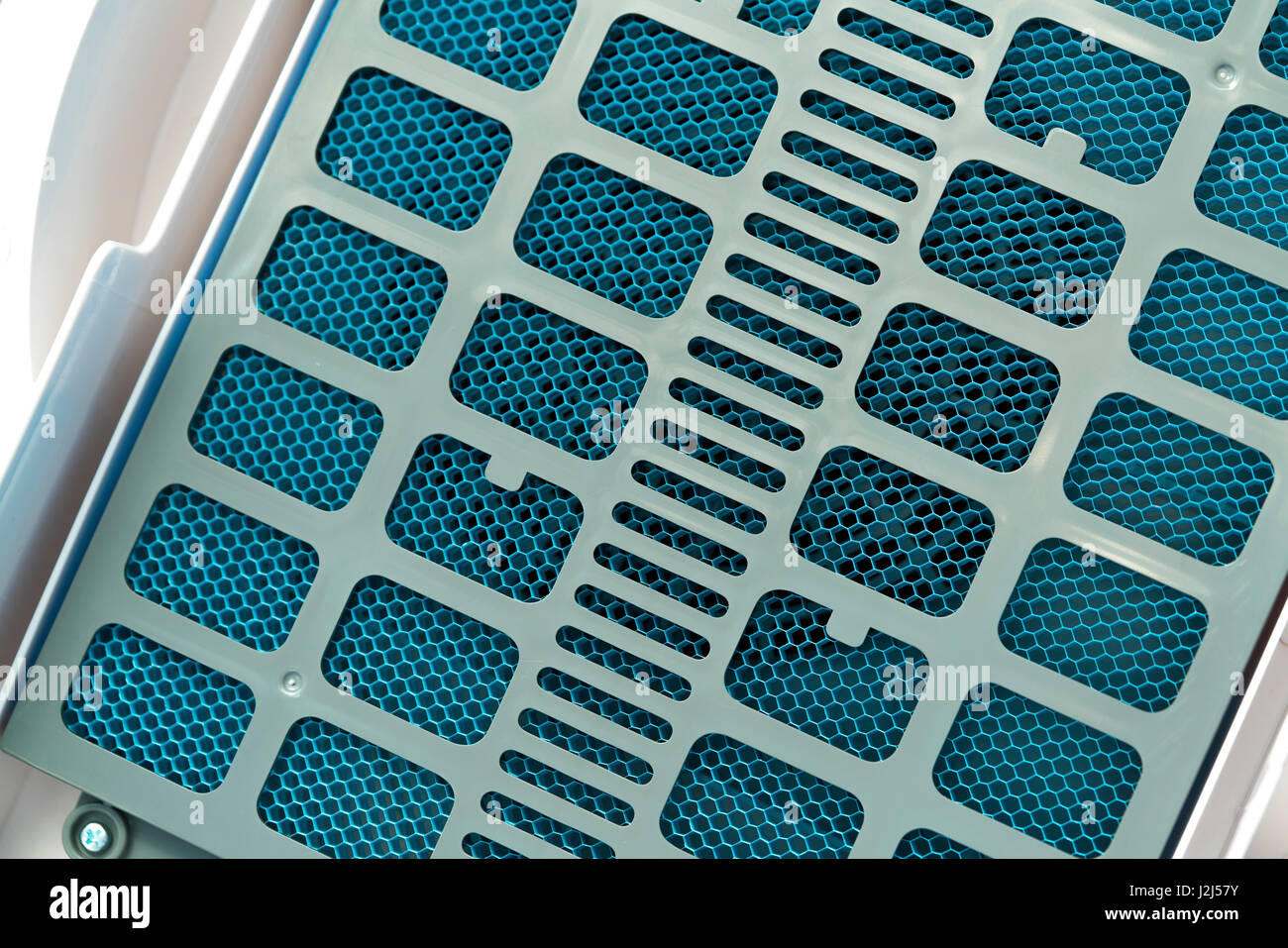 High efficiency particulate air (HEPA) air filter system Stock Photo ...