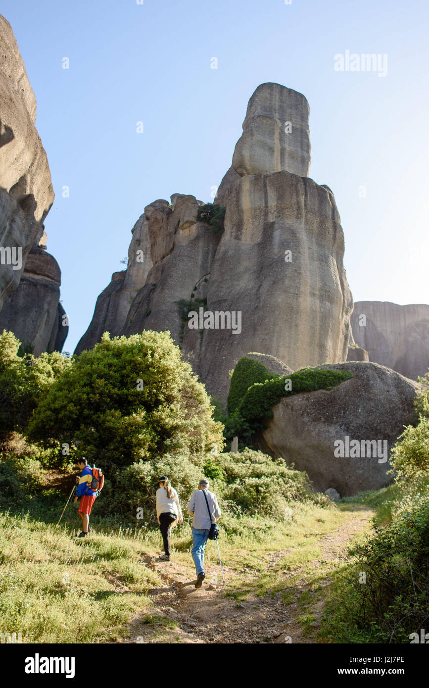 Hike in Meteora, Greece Stock Photo - Alamy