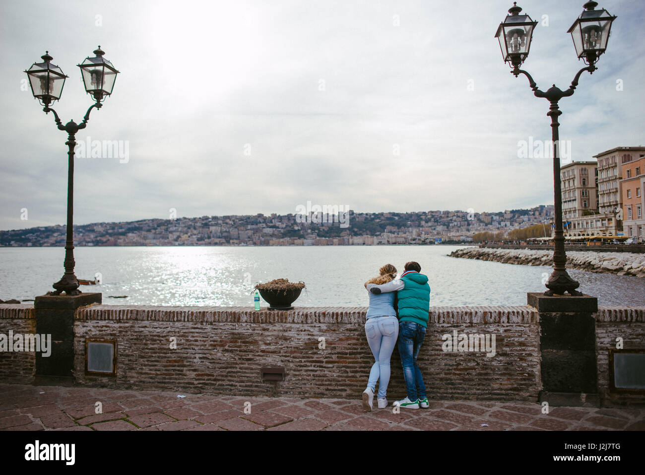 Waterfront promenade in naples hi-res stock photography and images - Alamy