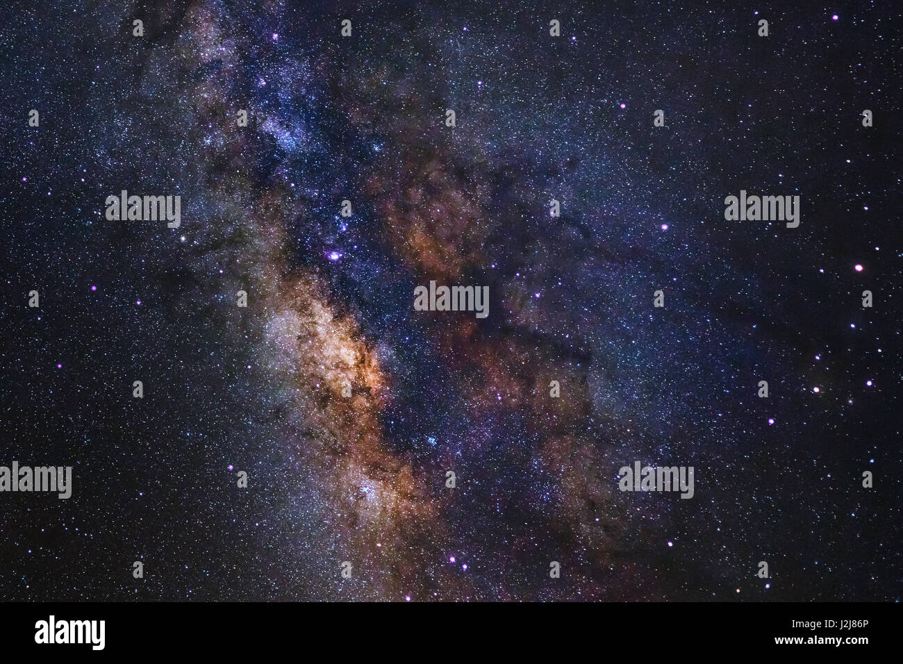 The center of the milky way galaxy Stock Photo - Alamy