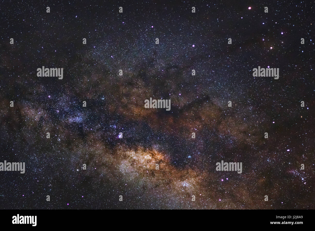 The center of the milky way galaxy Stock Photo - Alamy