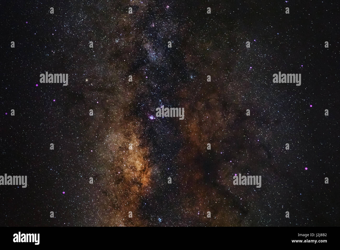 The center of the milky way galaxy Stock Photo - Alamy