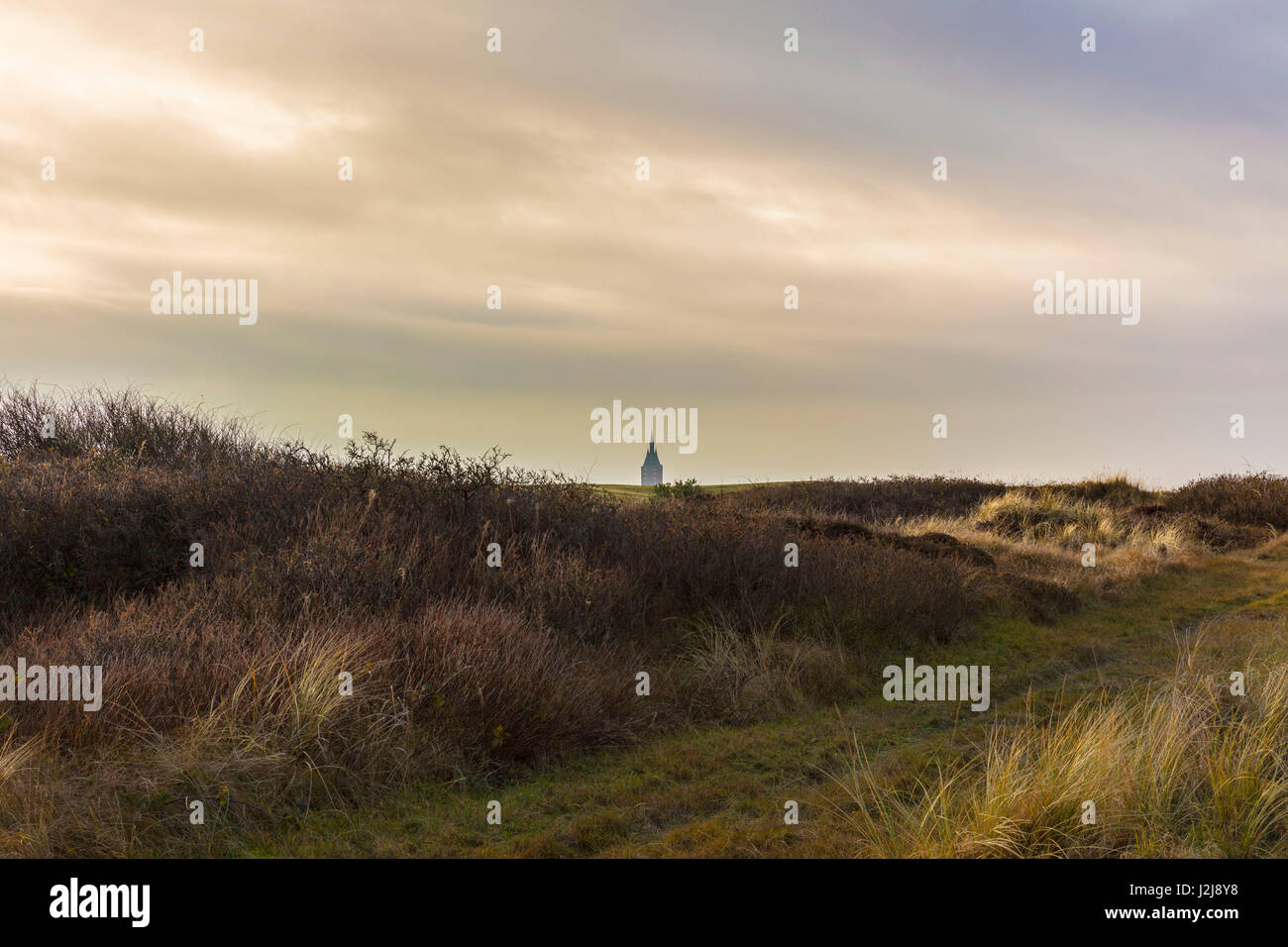 Dune scenery on the island wangerooge hi-res stock photography and ...
