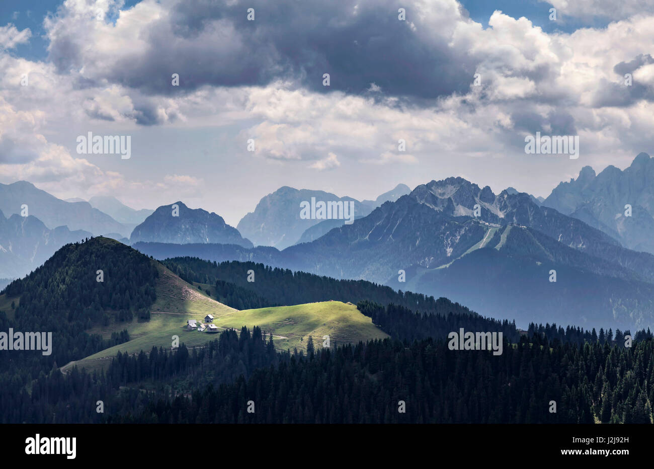 Alp in the Carnic Alps Stock Photo - Alamy