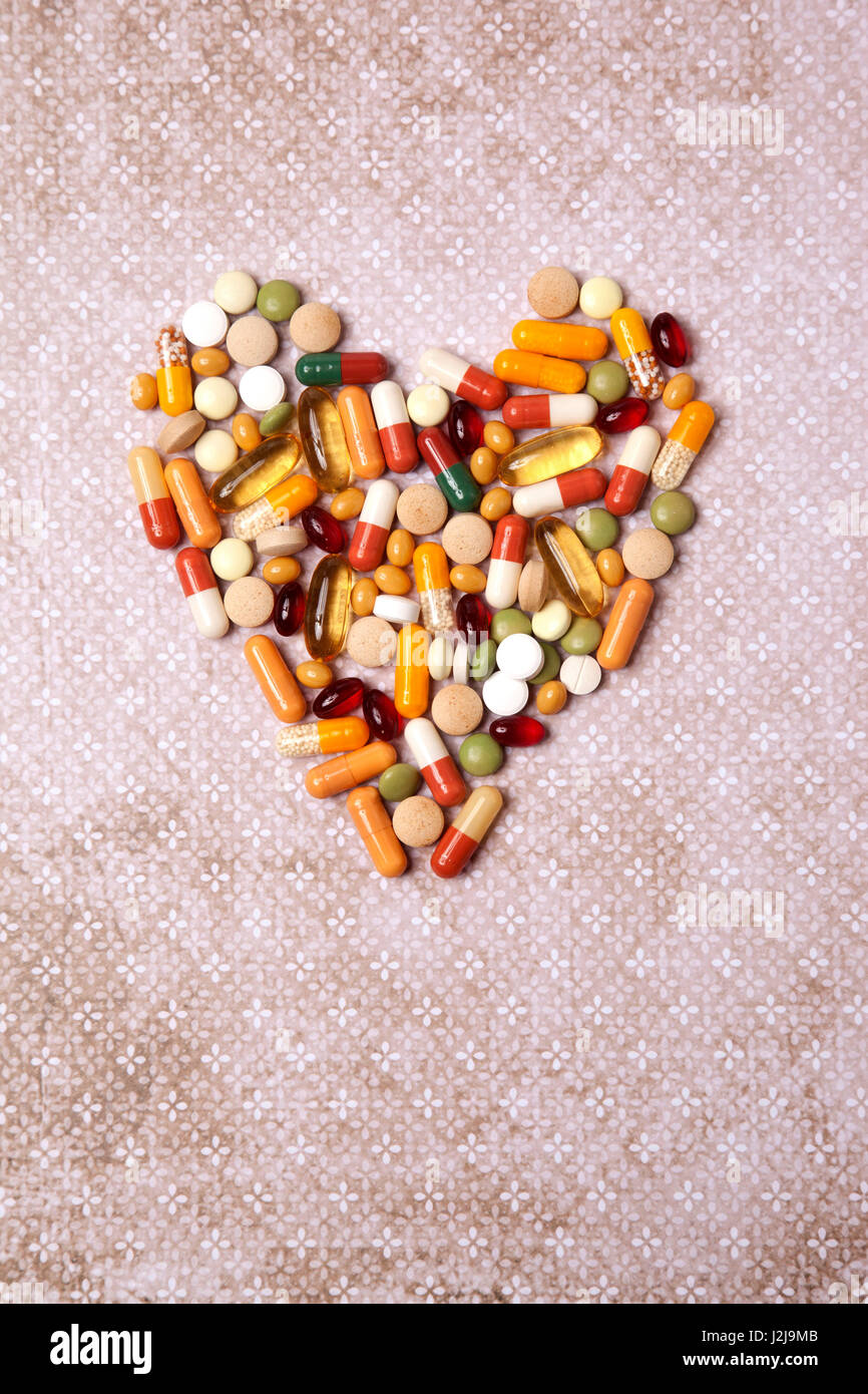 Heart Tablets High Resolution Stock Photography and Images - Alamy