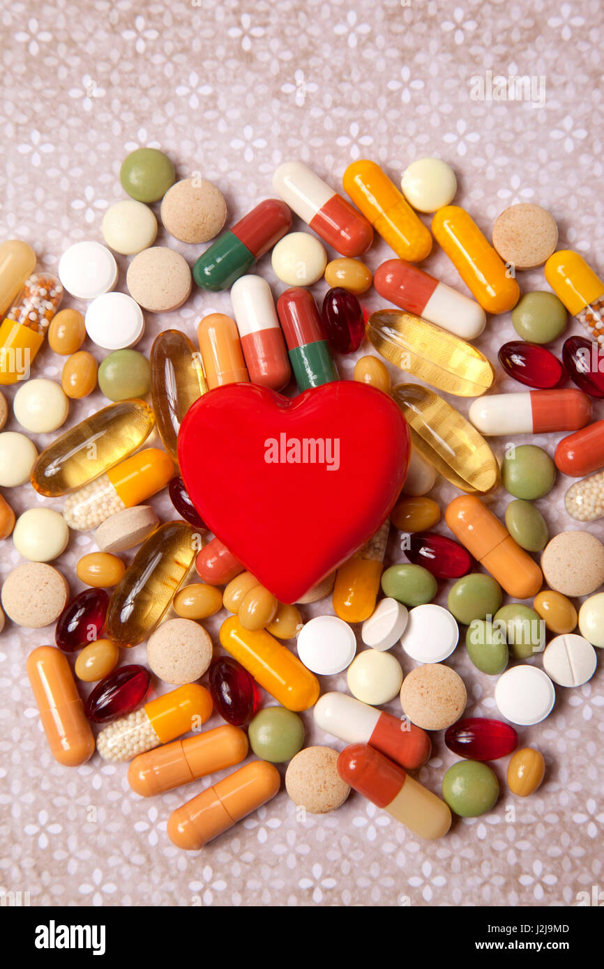 Heart Tablets High Resolution Stock Photography and Images - Alamy