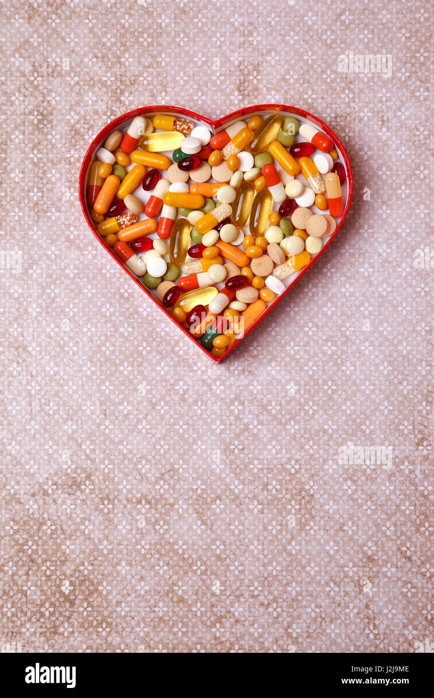Heart Tablets High Resolution Stock Photography and Images - Alamy