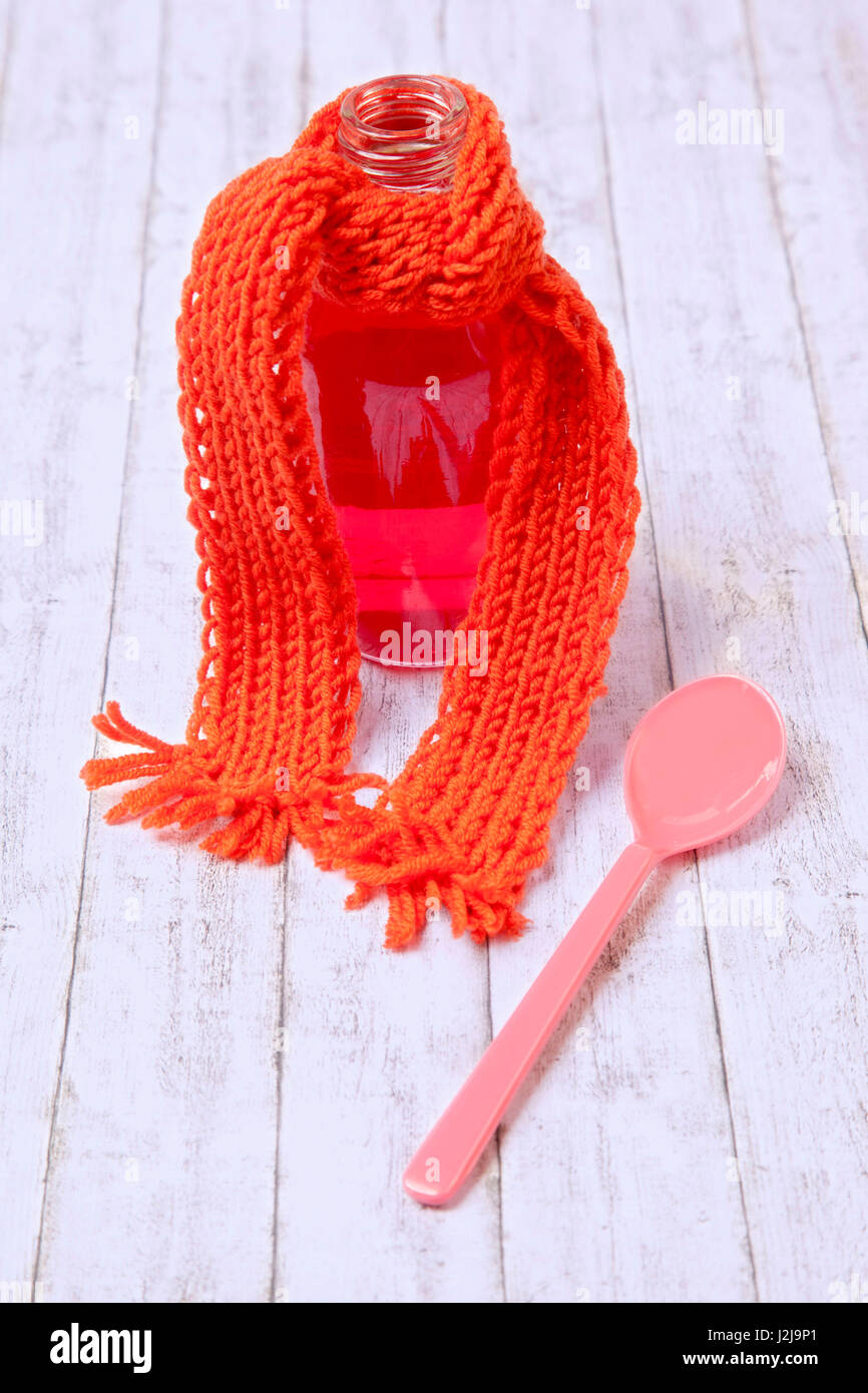Cough, medicine, health, scarf Stock Photo - Alamy