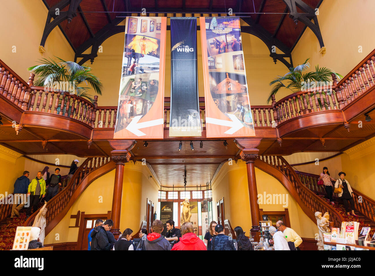 New Zealand, North Island, Rotorua, Rotorua Museum, museum in former ...