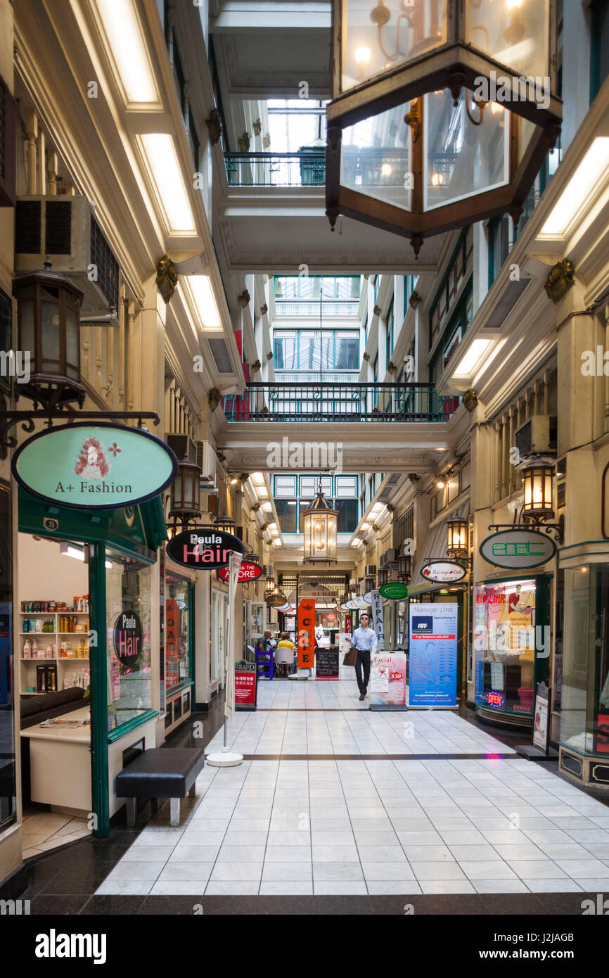 New Zealand, North Island, Auckland, The Strand Arcade Stock Photo - Alamy