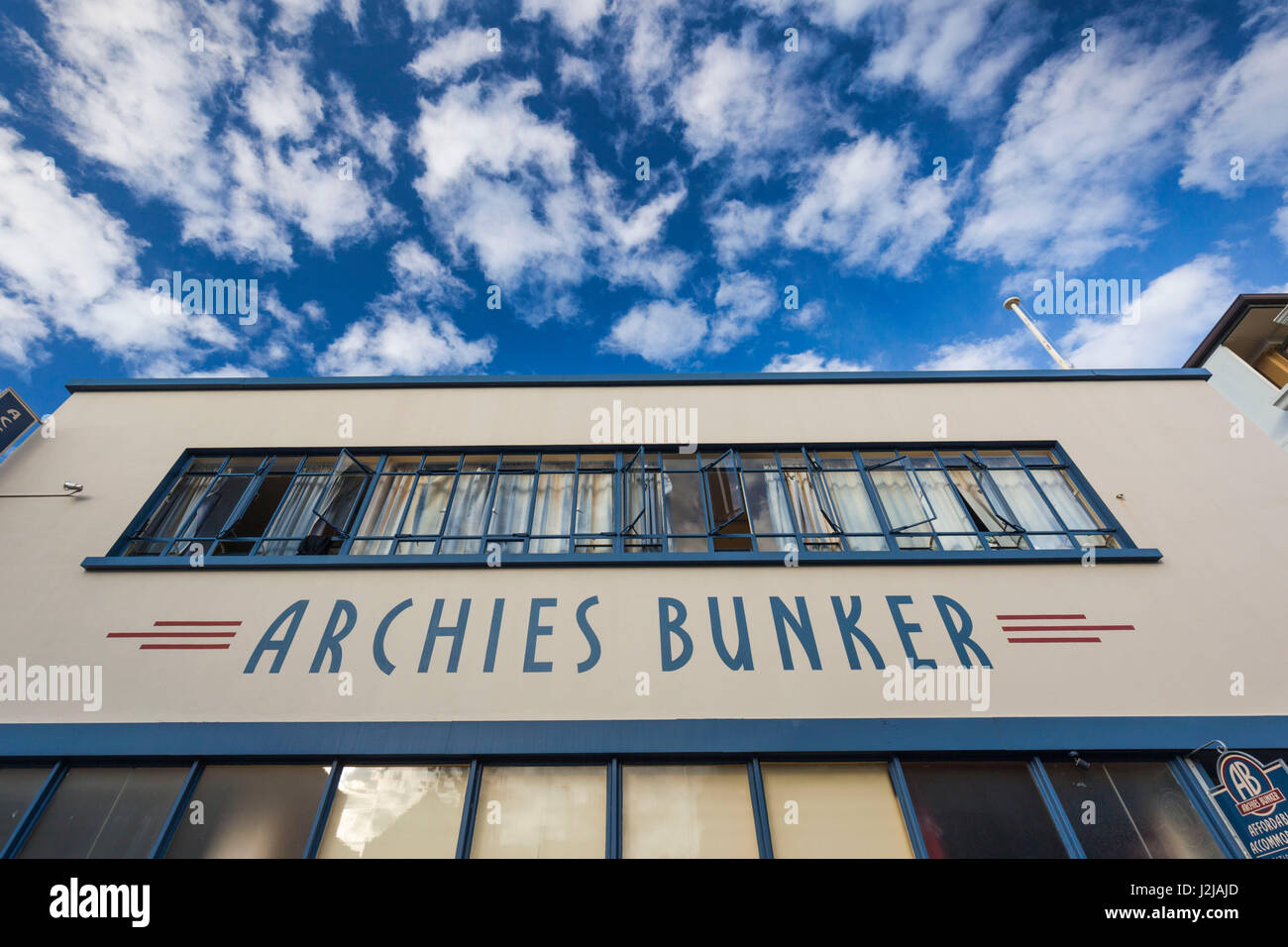 New Zealand, North Island, Hawkes Bay, Napier, art-deco architecture ...