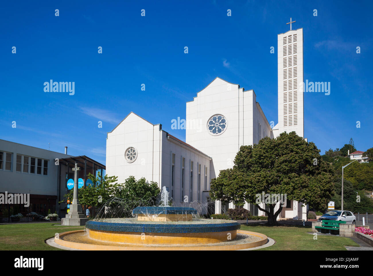 New Zealand, North Island, Hawkes Bay, Napier, Waiapu Cathedral ...