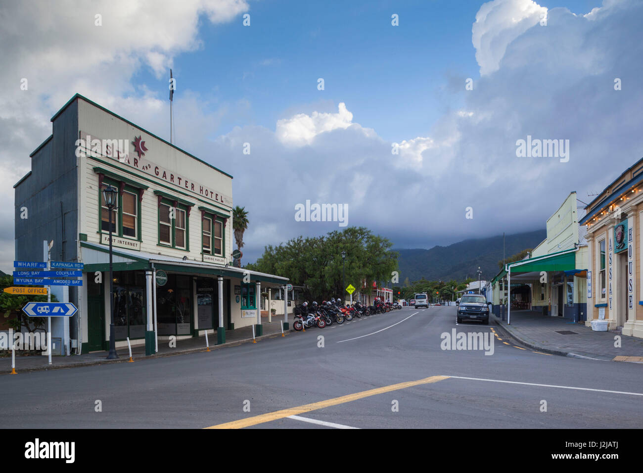 New Zealand, North Island, Coromandel Peninsula, Coromandel Town, Star ...