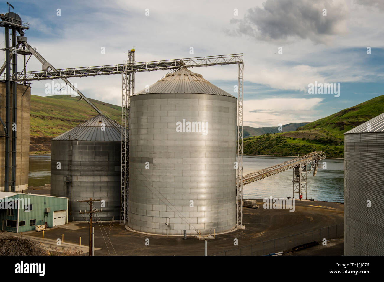 USA, Washington State, Palouse, Whitman County. No Water No Life Snake ...