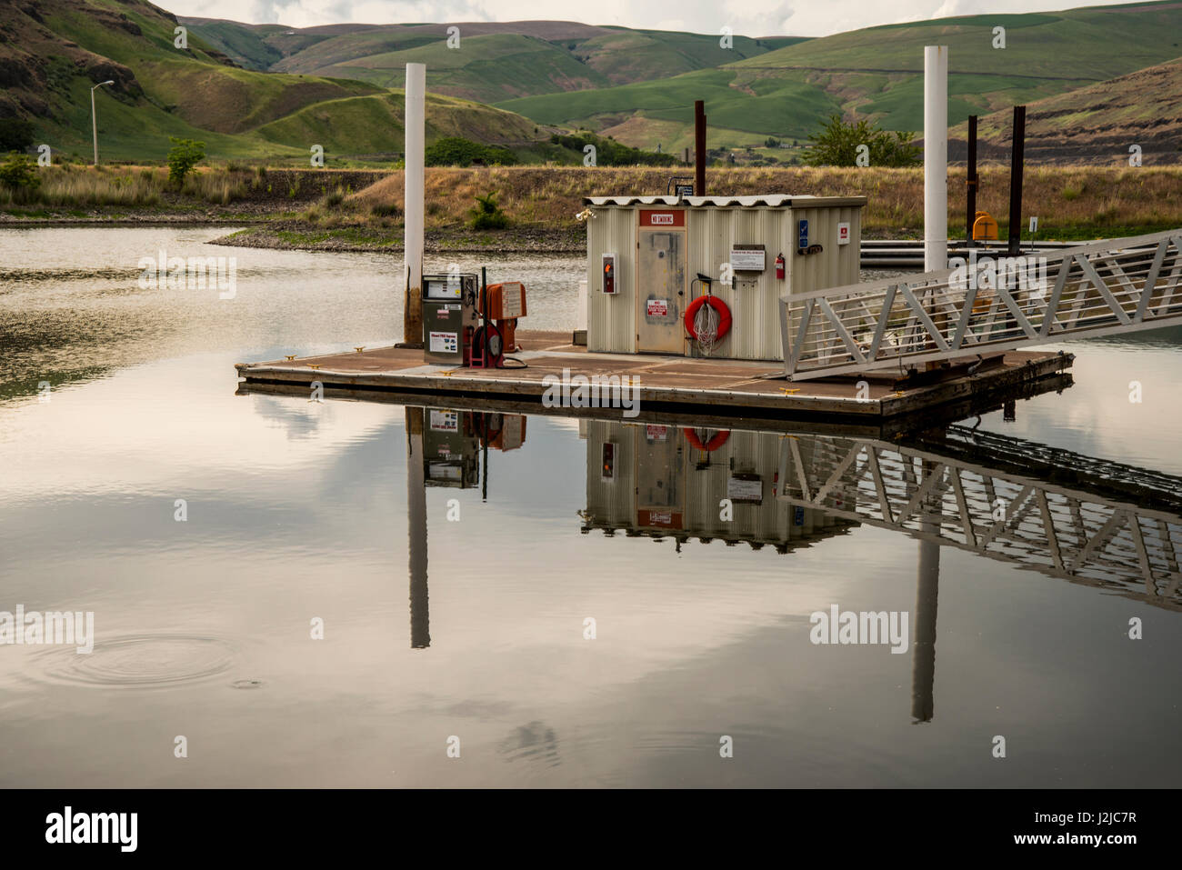 USA, Washington State, Palouse, Whitman County. No Water No Life Snake ...