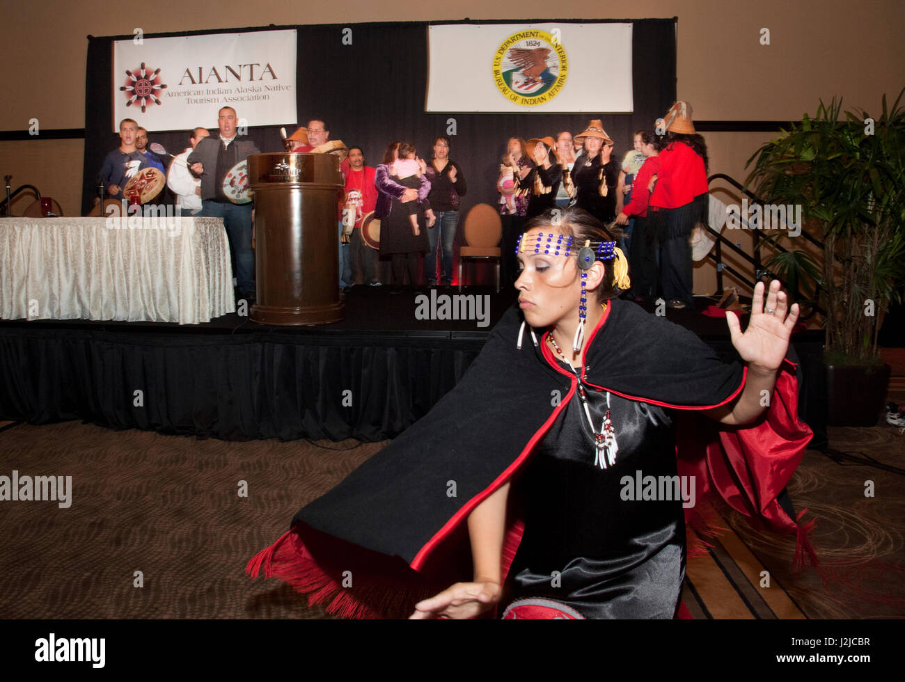 Dancer children coast salish group hi-res stock photography and images ...