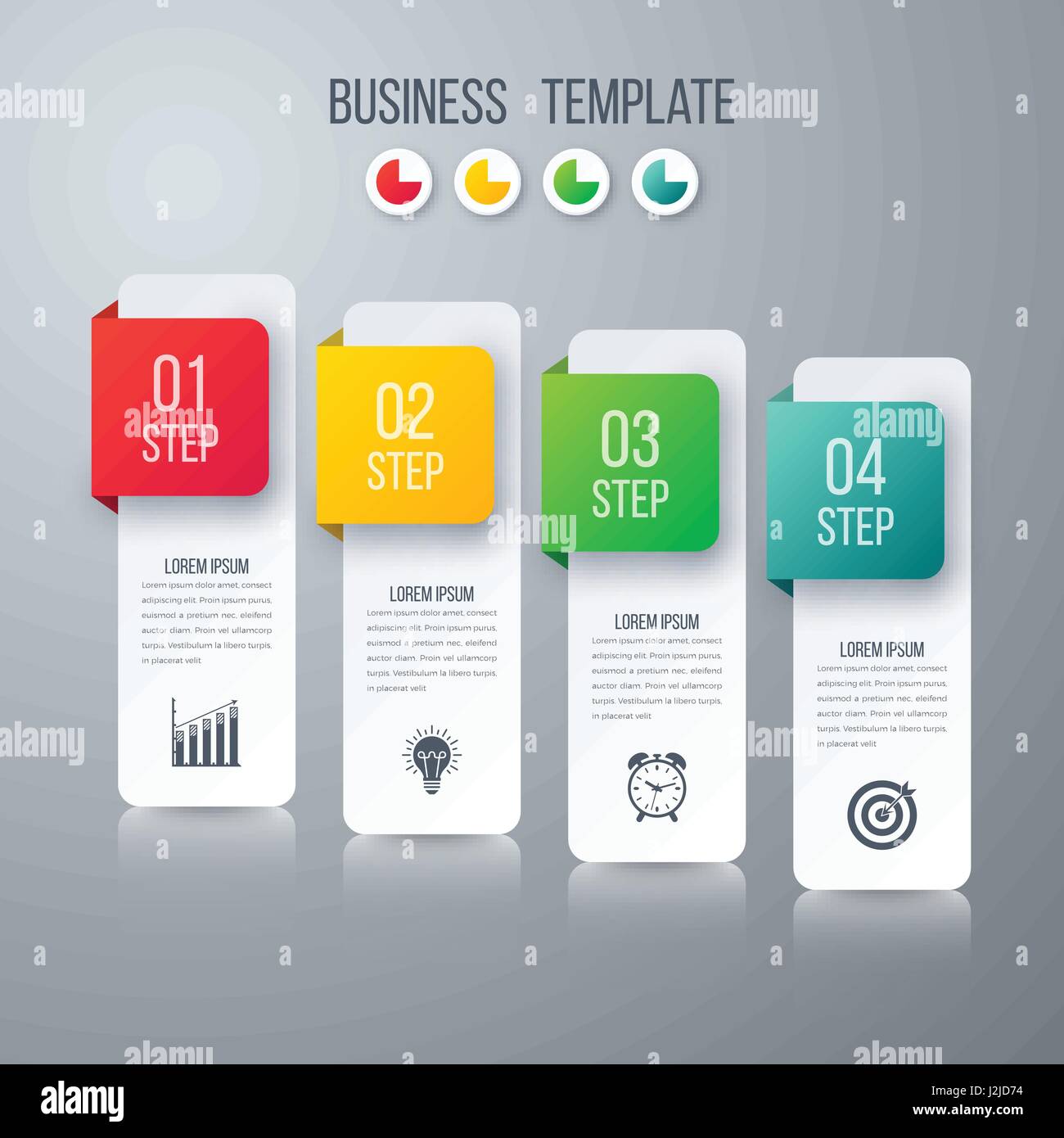 Vector illustration infographics four options Stock Vector Image & Art ...