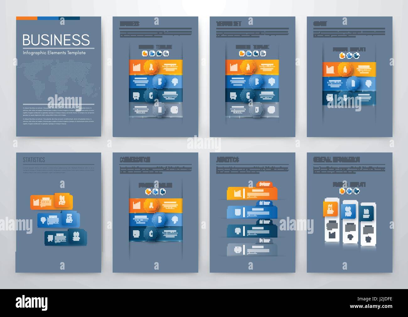 Set with infographics Stock Vector Image & Art - Alamy