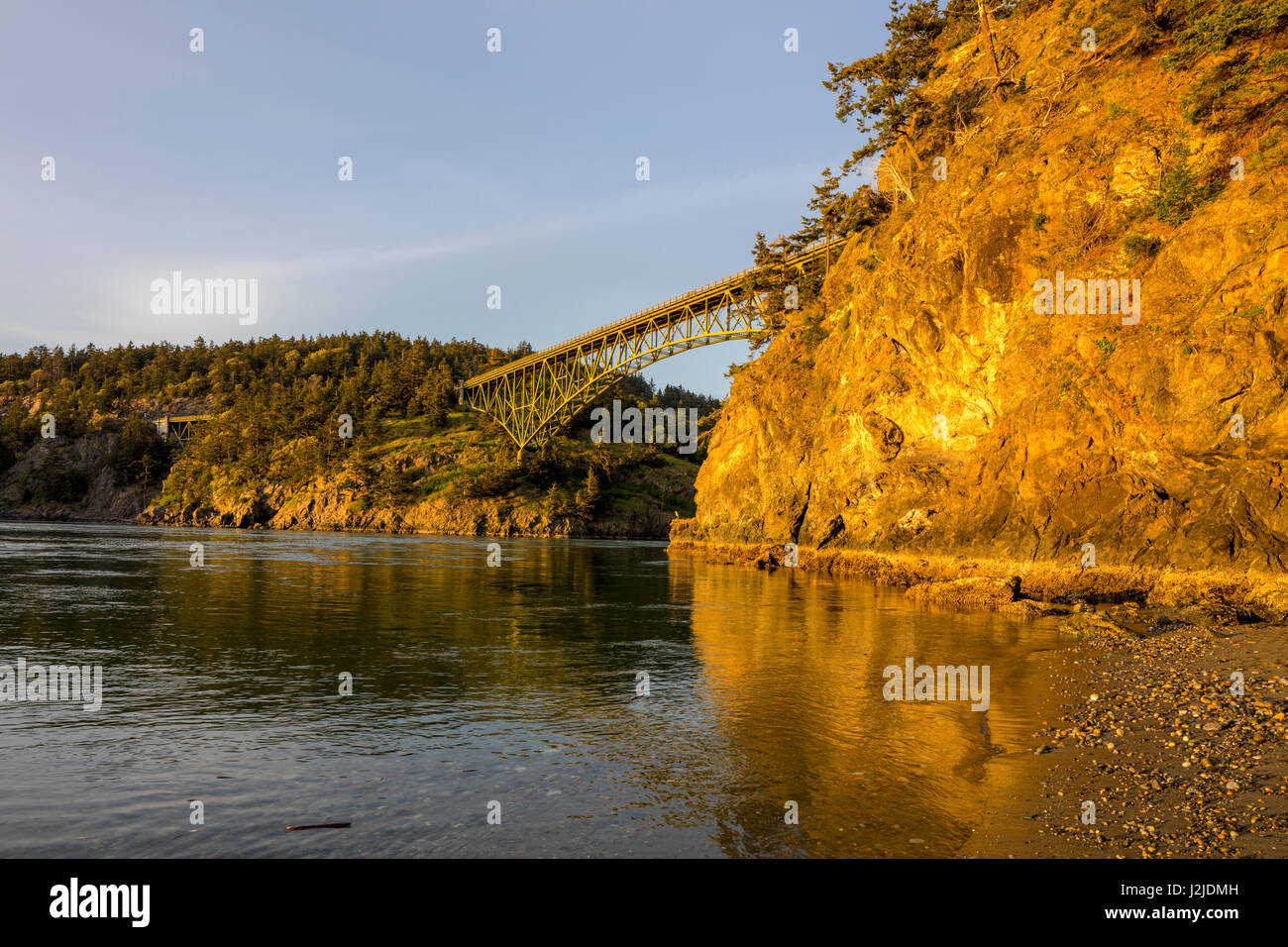 Deception Pass Bridge at Deception Pass State Park, Washington State ...
