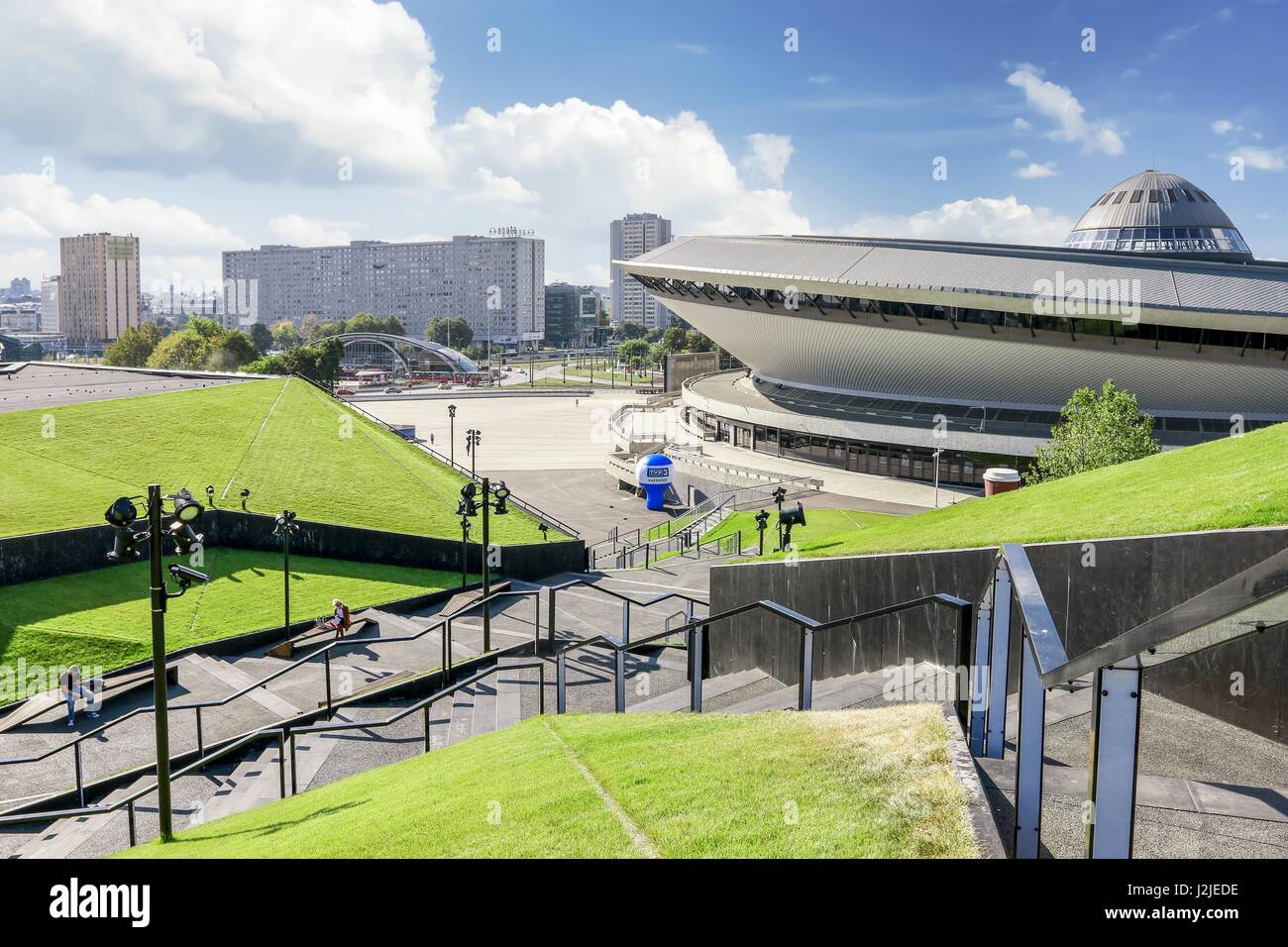 Spodek - a multipurpose arena complex in Katowice, Poland Stock Photo ...