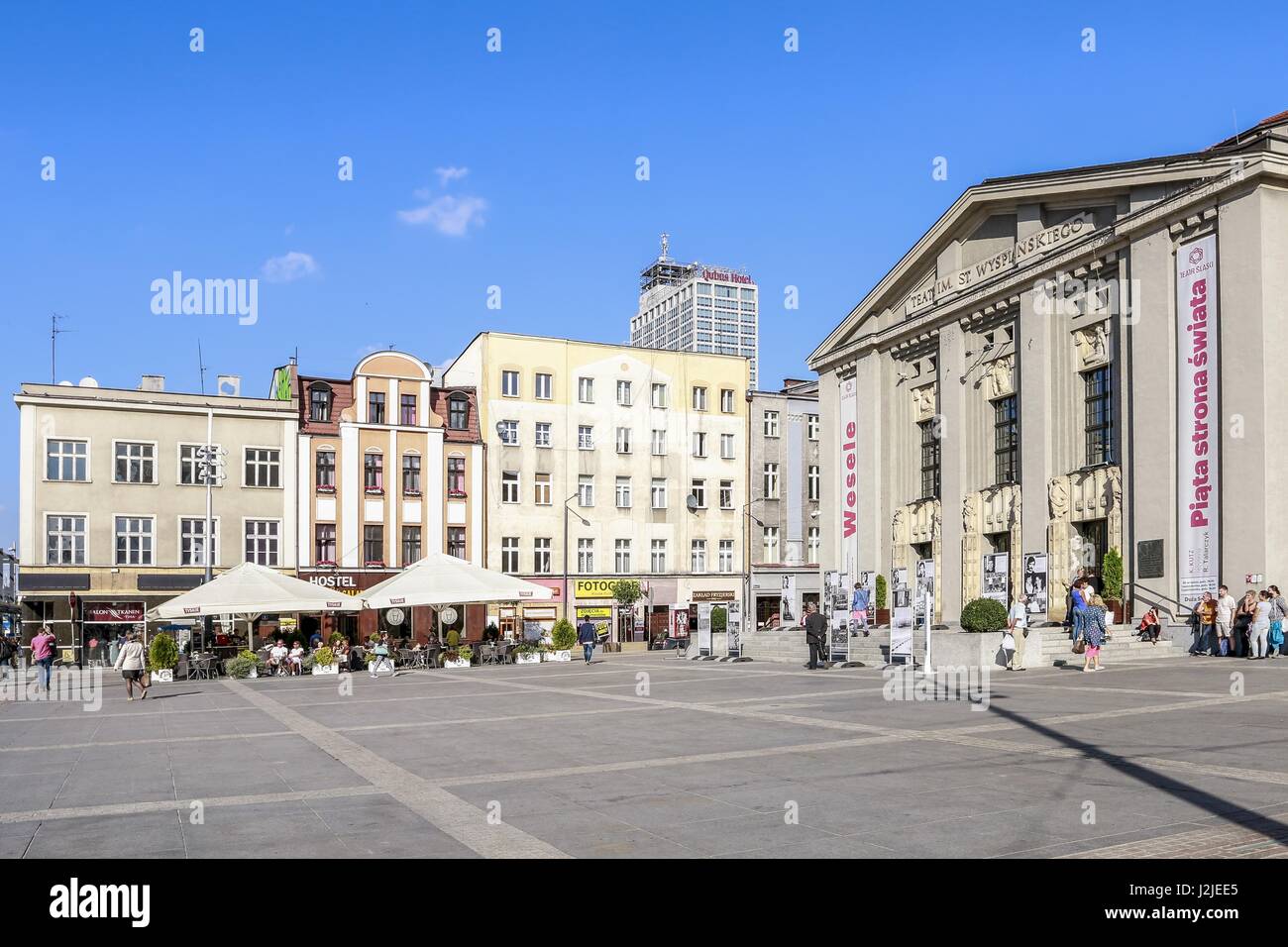 City centre of Katowice, Poland Stock Photo - Alamy