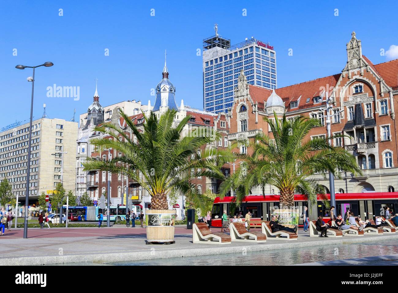 City centre of Katowice, Poland Stock Photo - Alamy