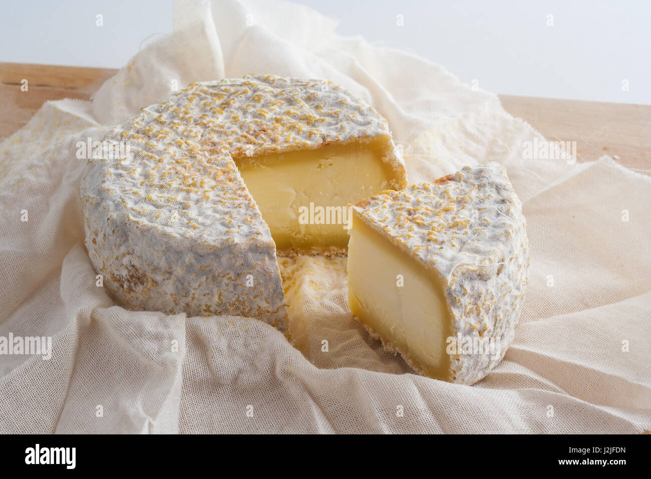 Artisanal goat’s cheese from the farm Stock Photo - Alamy