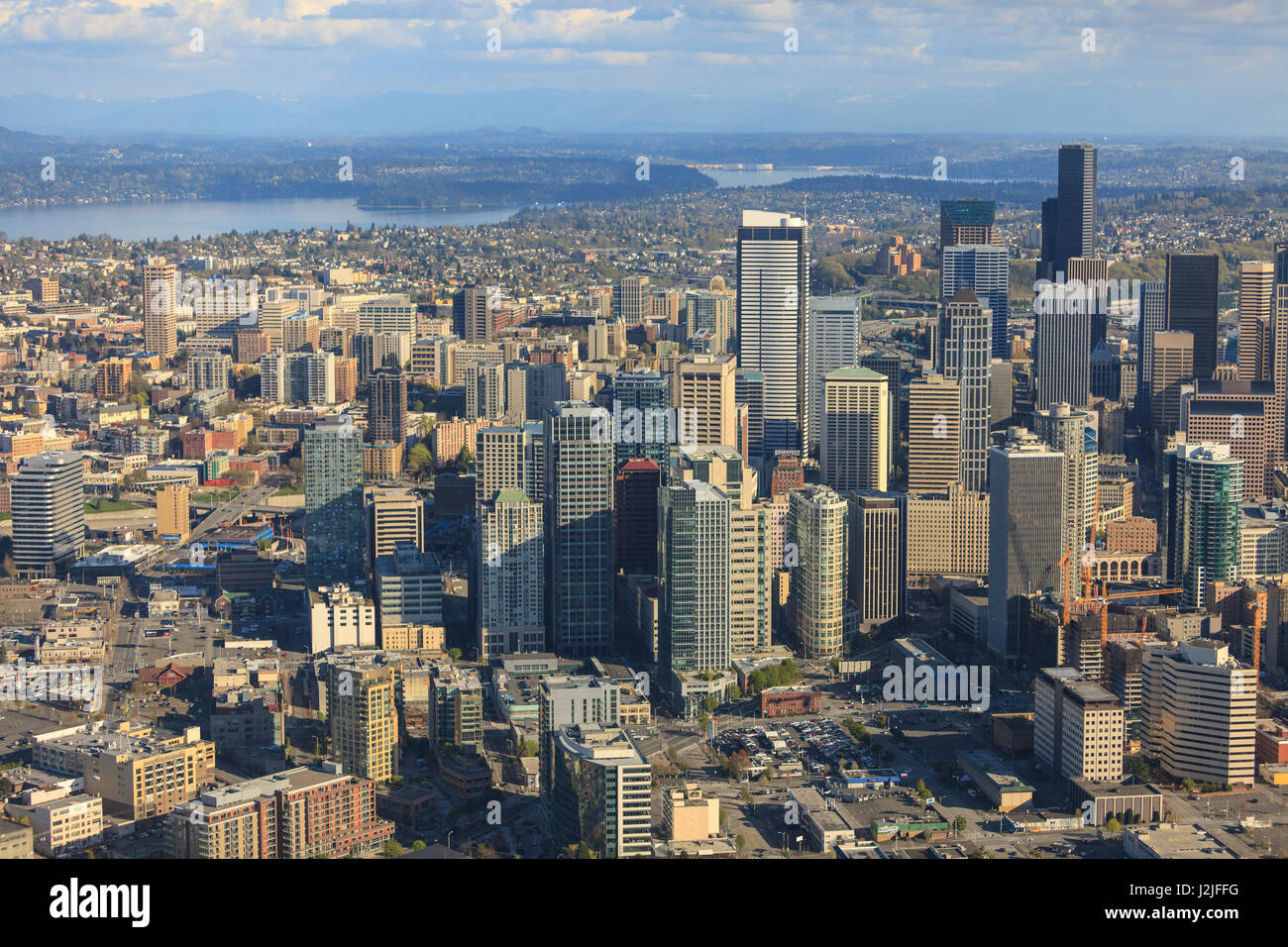 Aerial View of Seattle, Washington State, USA Stock Photo - Alamy