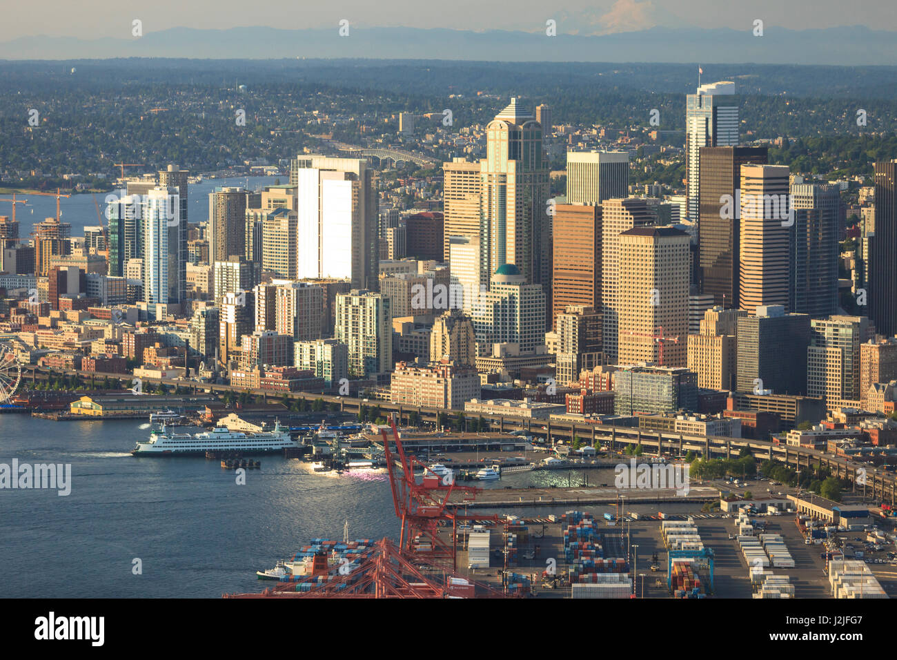 Aerial View of Seattle, Washington State, USA Stock Photo - Alamy
