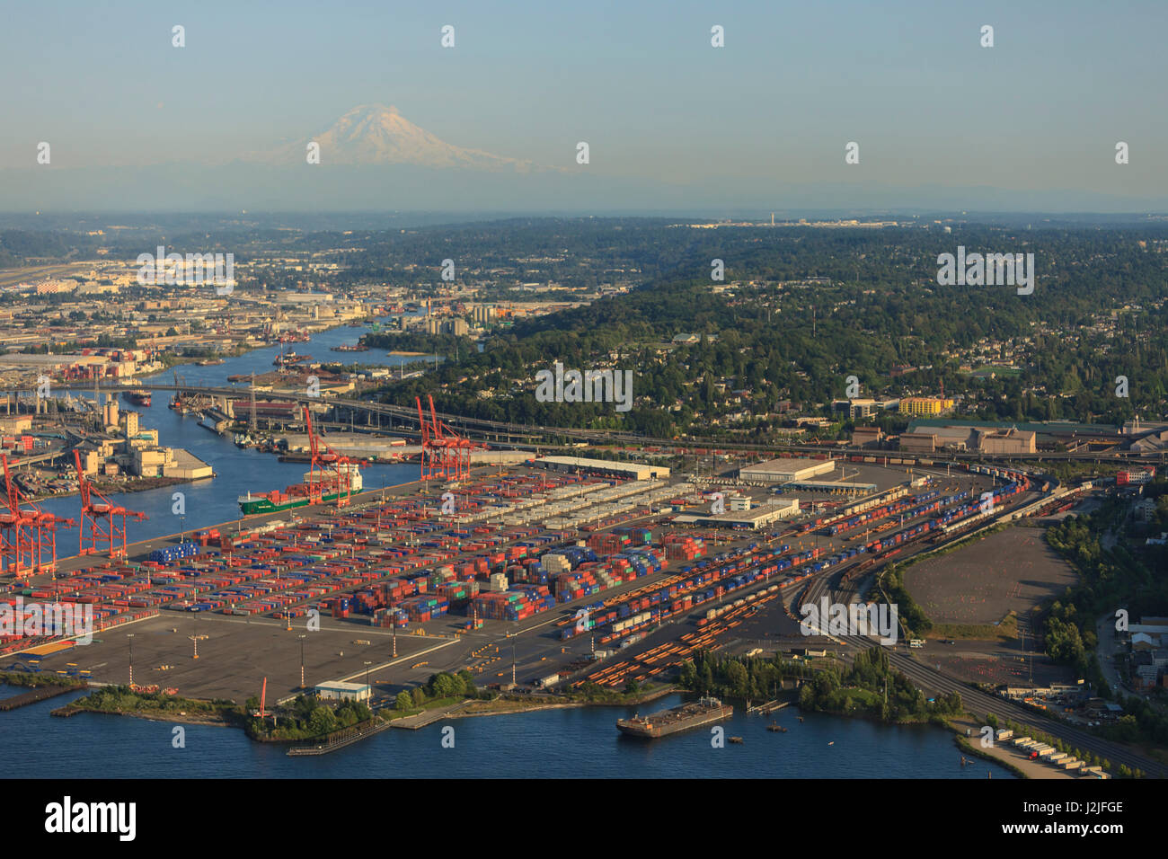 Aerial View of Seattle, Washington State, USA Stock Photo - Alamy