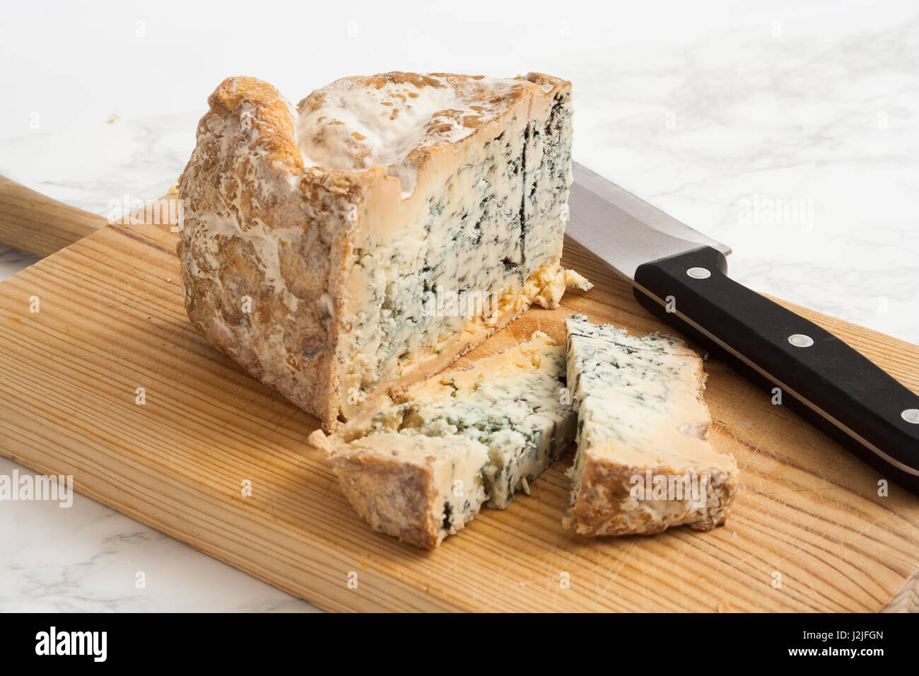 Artisanal blue cheese straight from the farm Stock Photo - Alamy