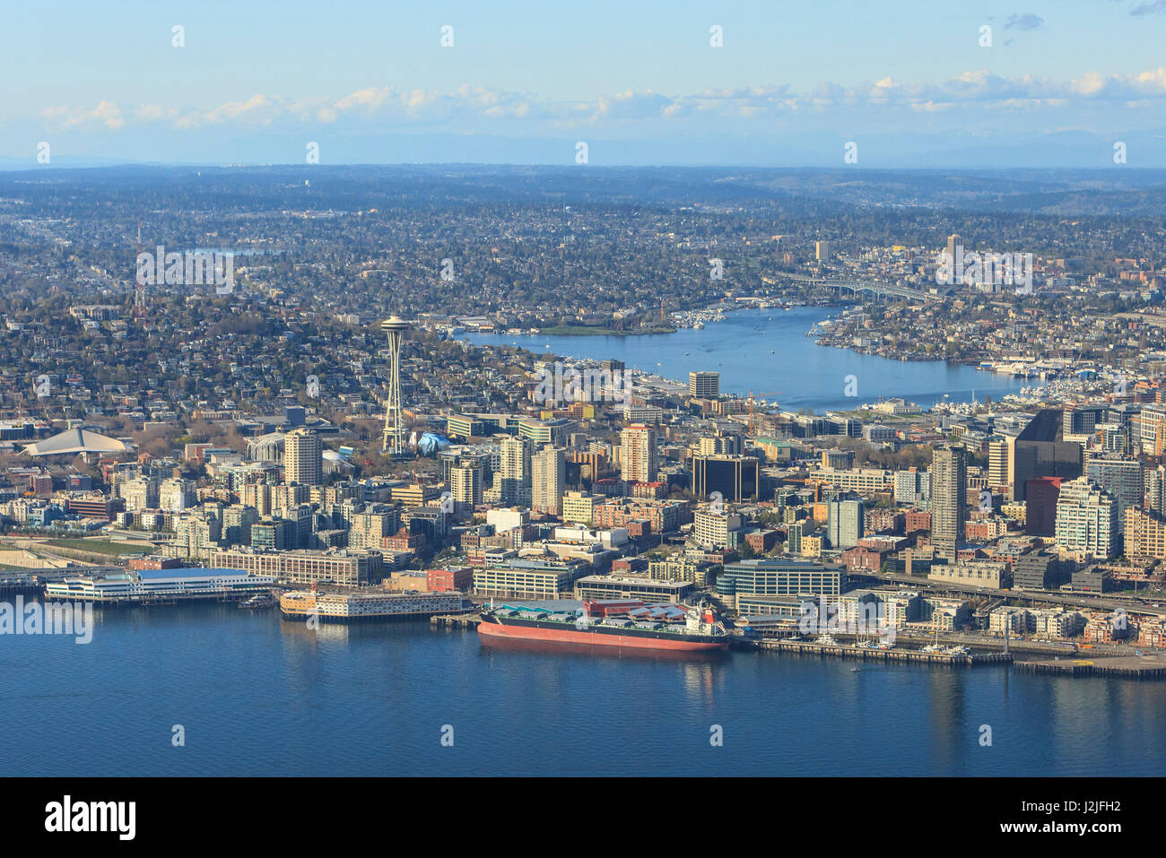 Aerial View of Seattle, Washington State, USA Stock Photo - Alamy