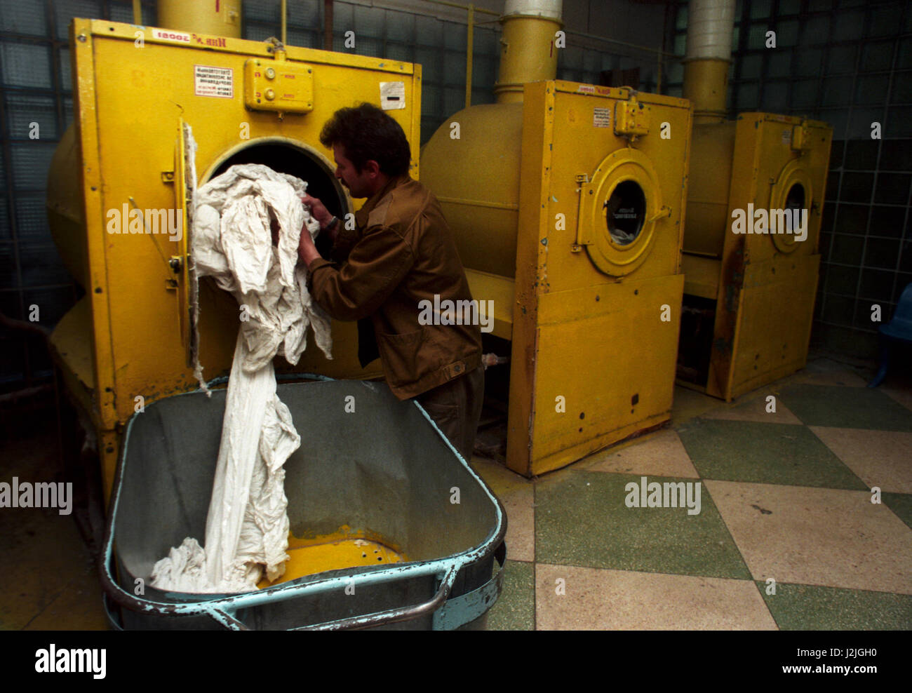 Ukraine. Chernobyl. Decontamination of clothing Stock Photo - Alamy