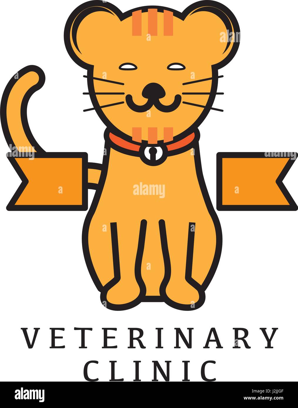 veterinary logo with text space for your slogan / tagline, vector ...