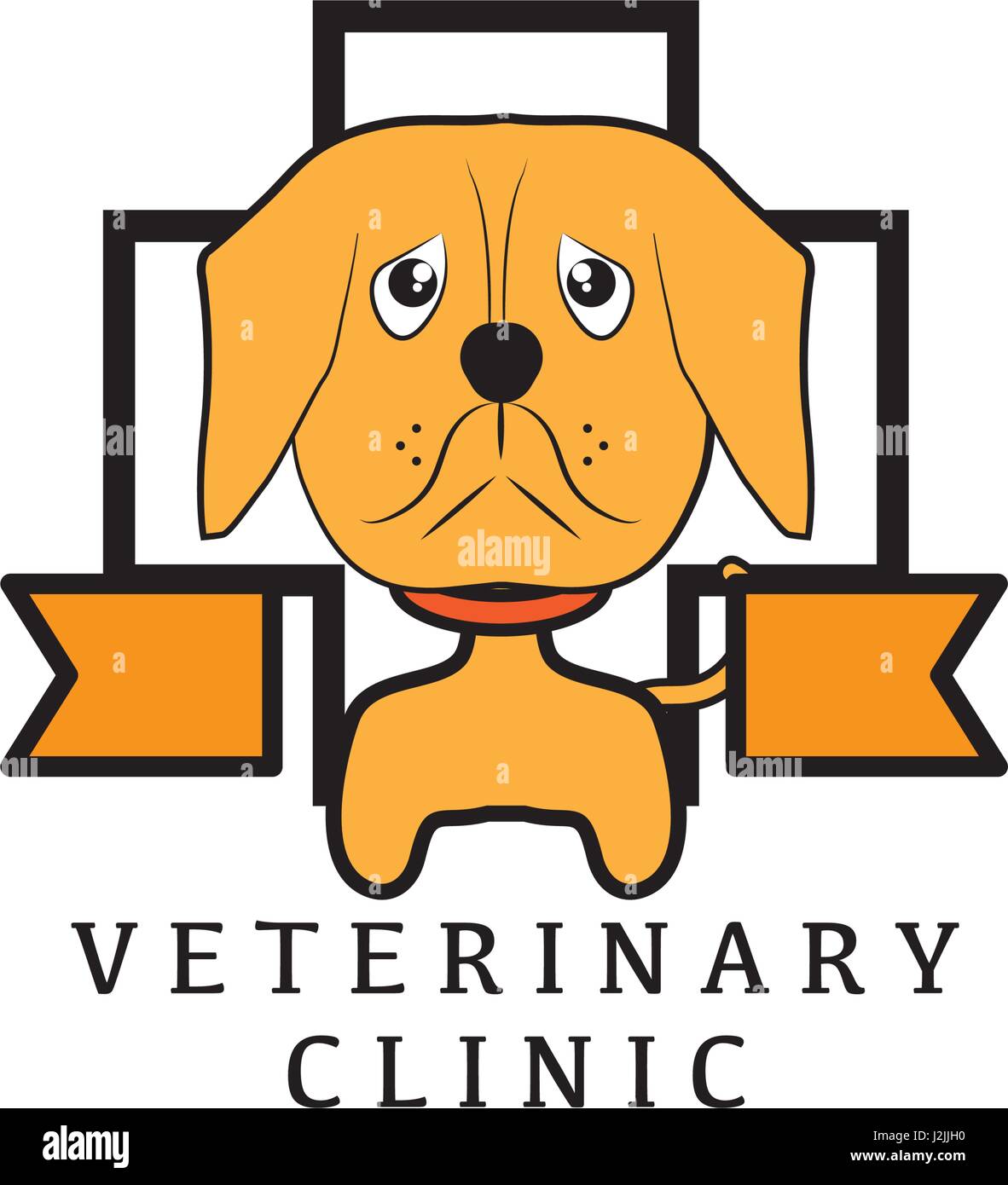 veterinary logo with text space for your slogan / tagline, vector ...