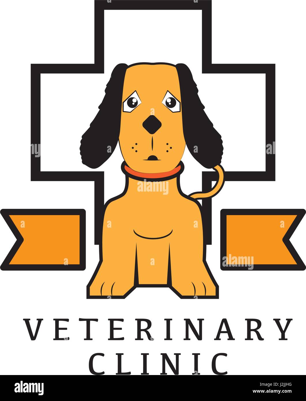veterinary logo with text space for your slogan / tagline, vector ...